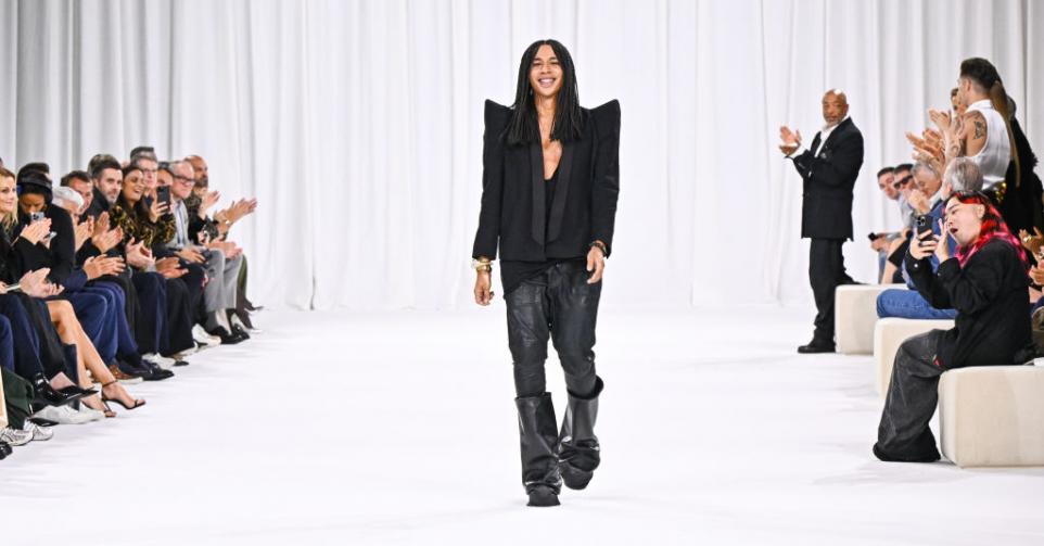 Ontwerper Olivier Rousteing verlaat Balmain als creatief directeur